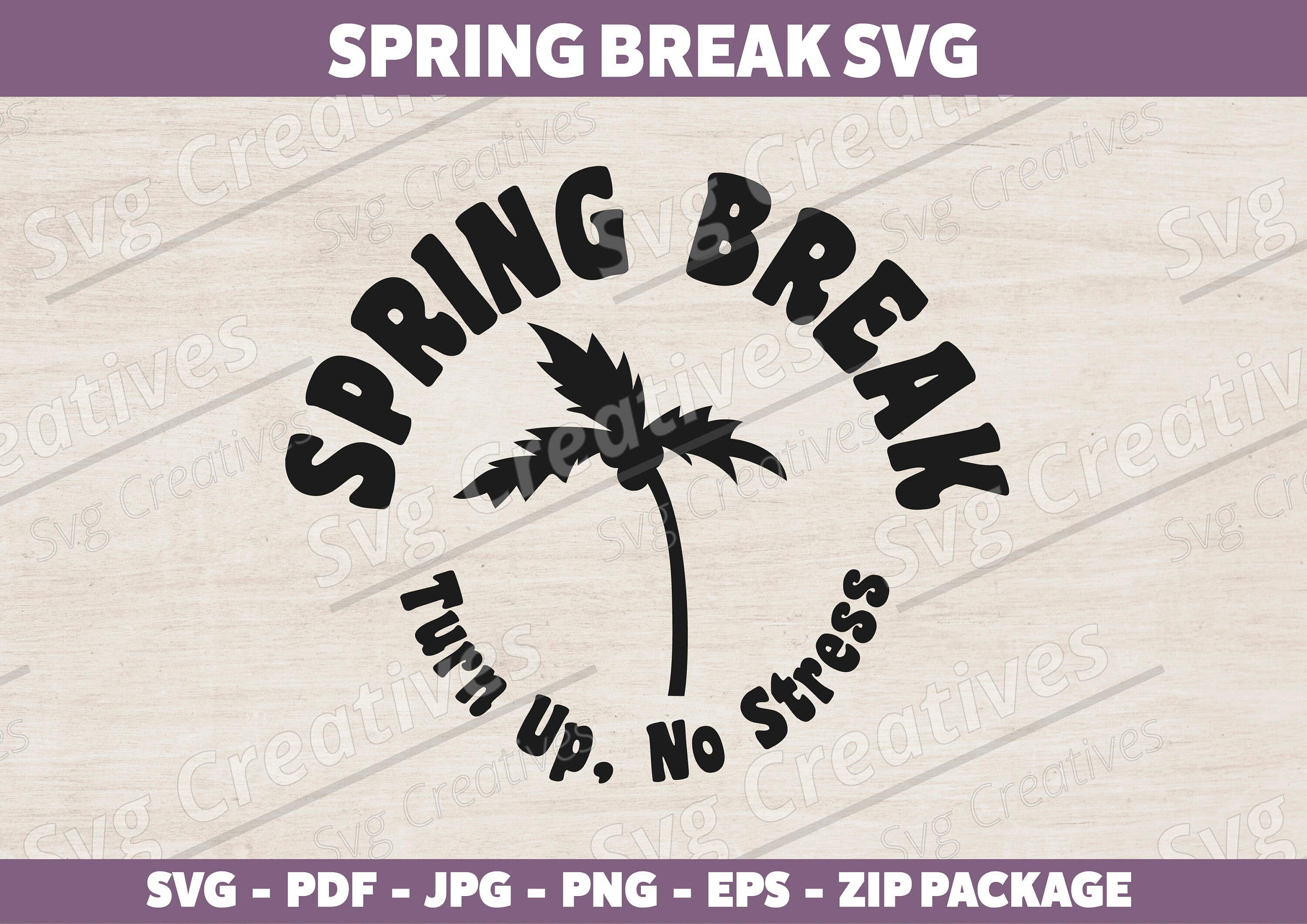Spring Break SVG PNG PDF Jpg Eps, Beach Vacation Svg, Beach Babe Svg ...