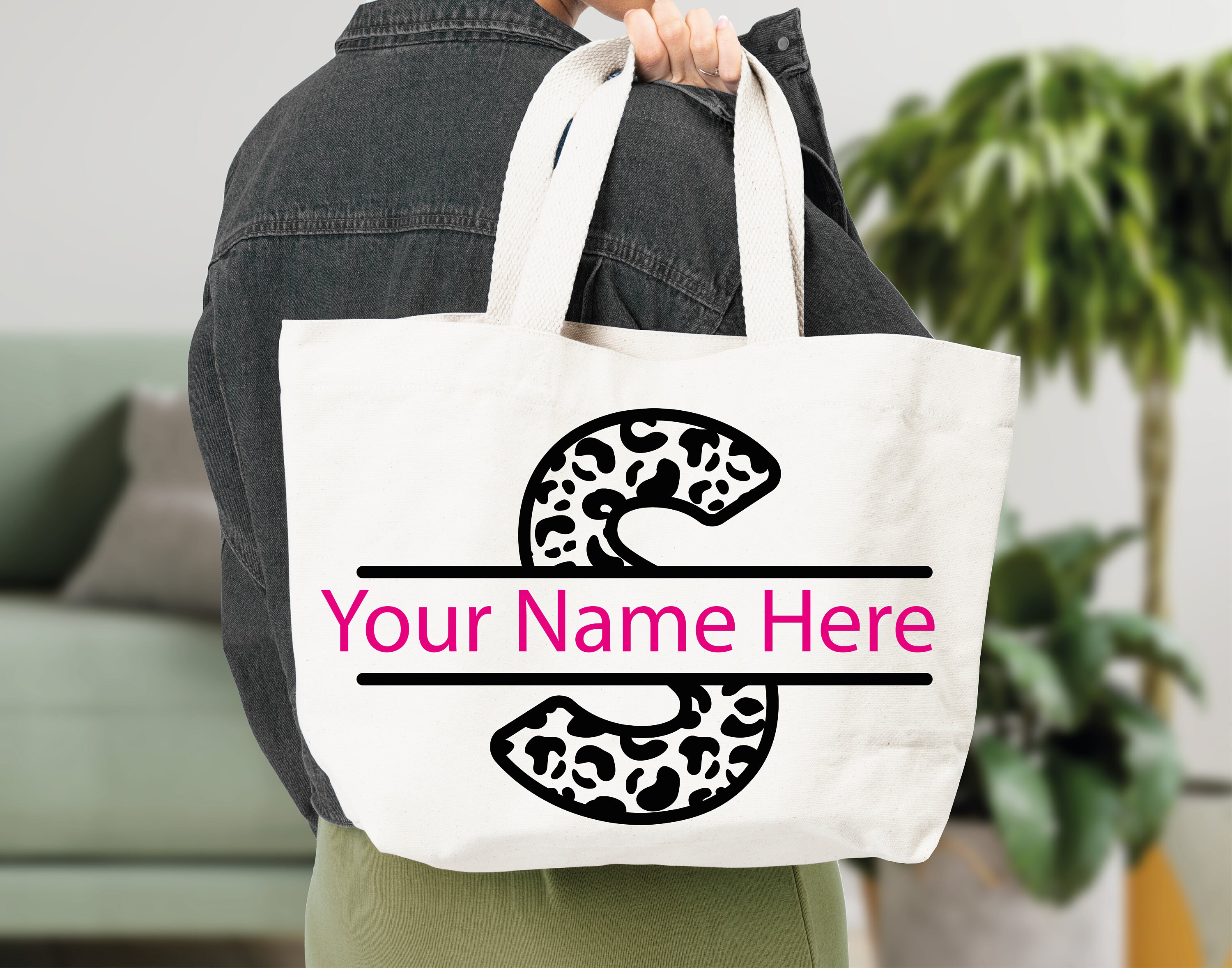 Leopard Split Monogram Alphabet Svg Png Leopard Block Letter - Etsy