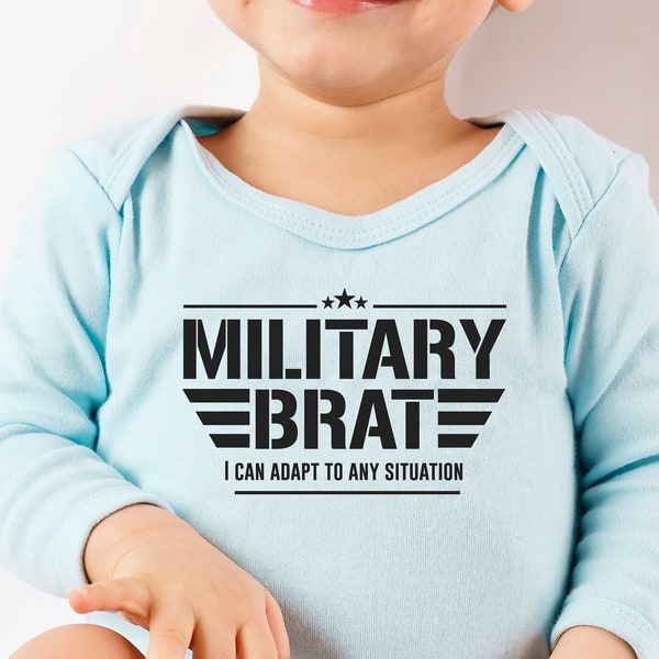 Brat Military Child Svg - Etsy