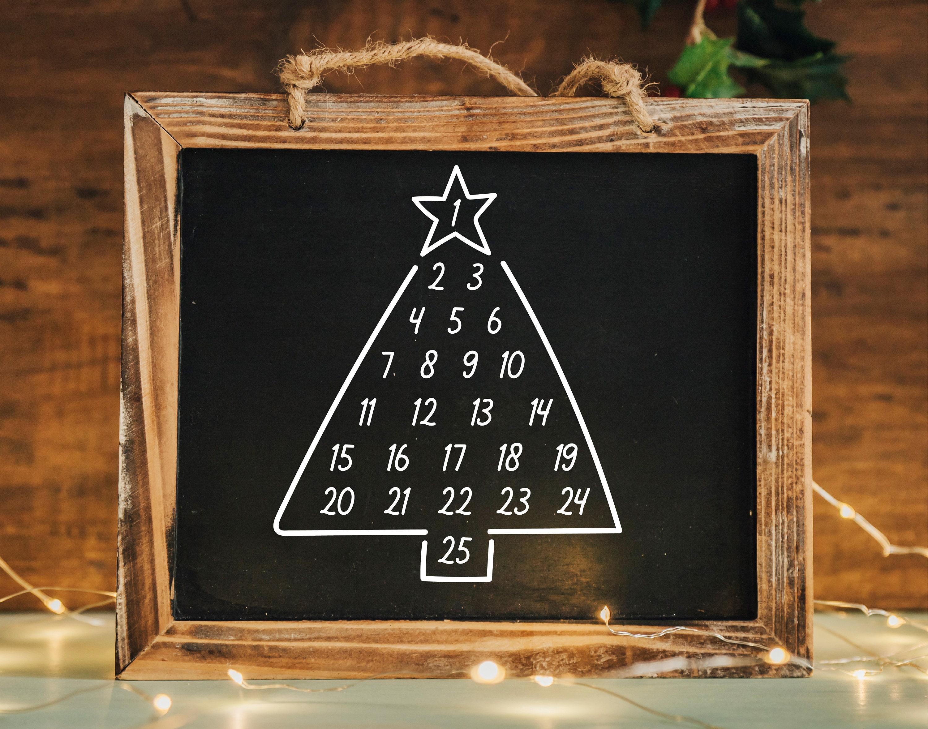 Christmas Tree Countdown Svg Png Christmas Countdown - Etsy