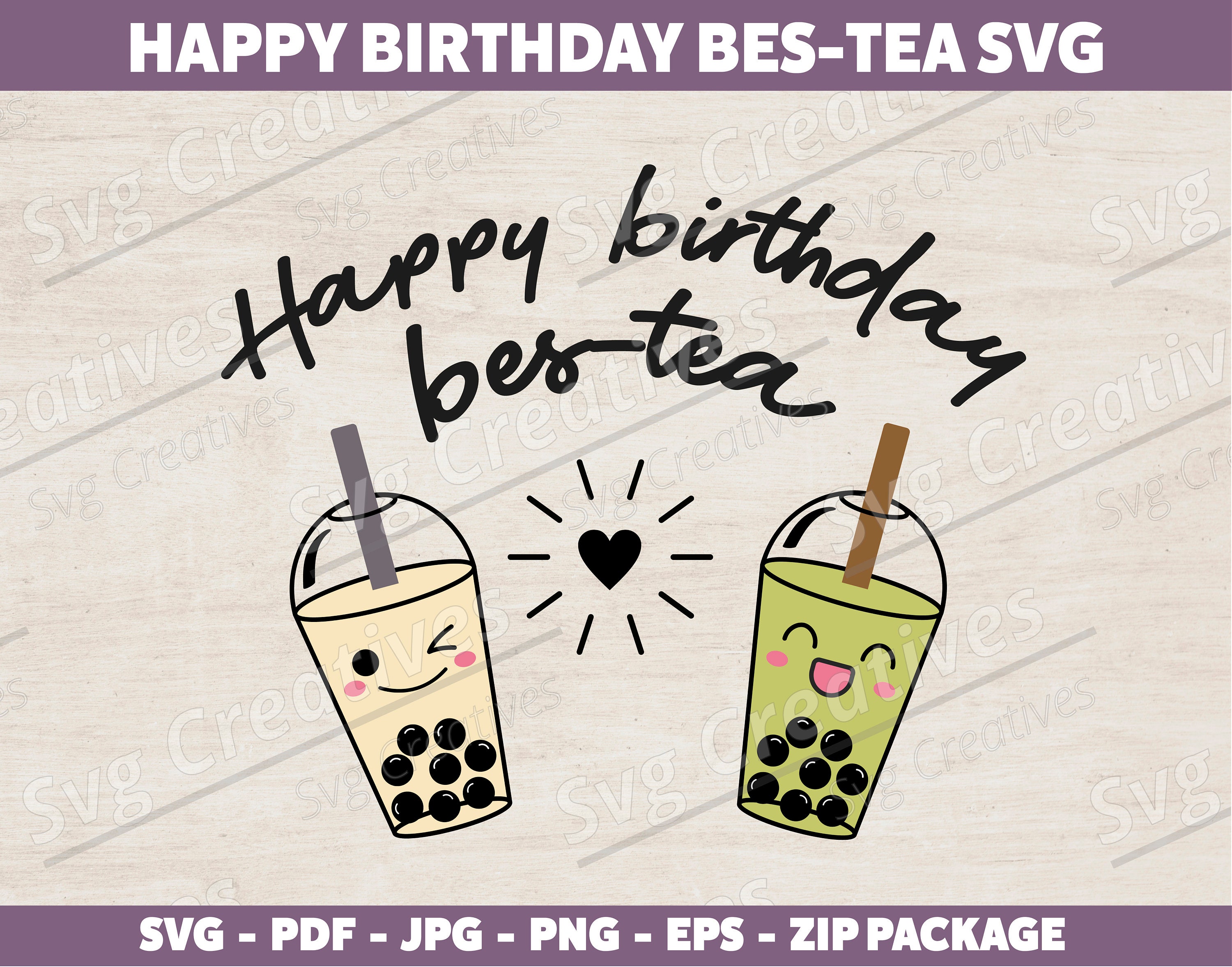 Berry-tea SVG PNG PDF Eps Jpg, Bubble Tea Svg, Tea Lover Svg, Asia Svg ...