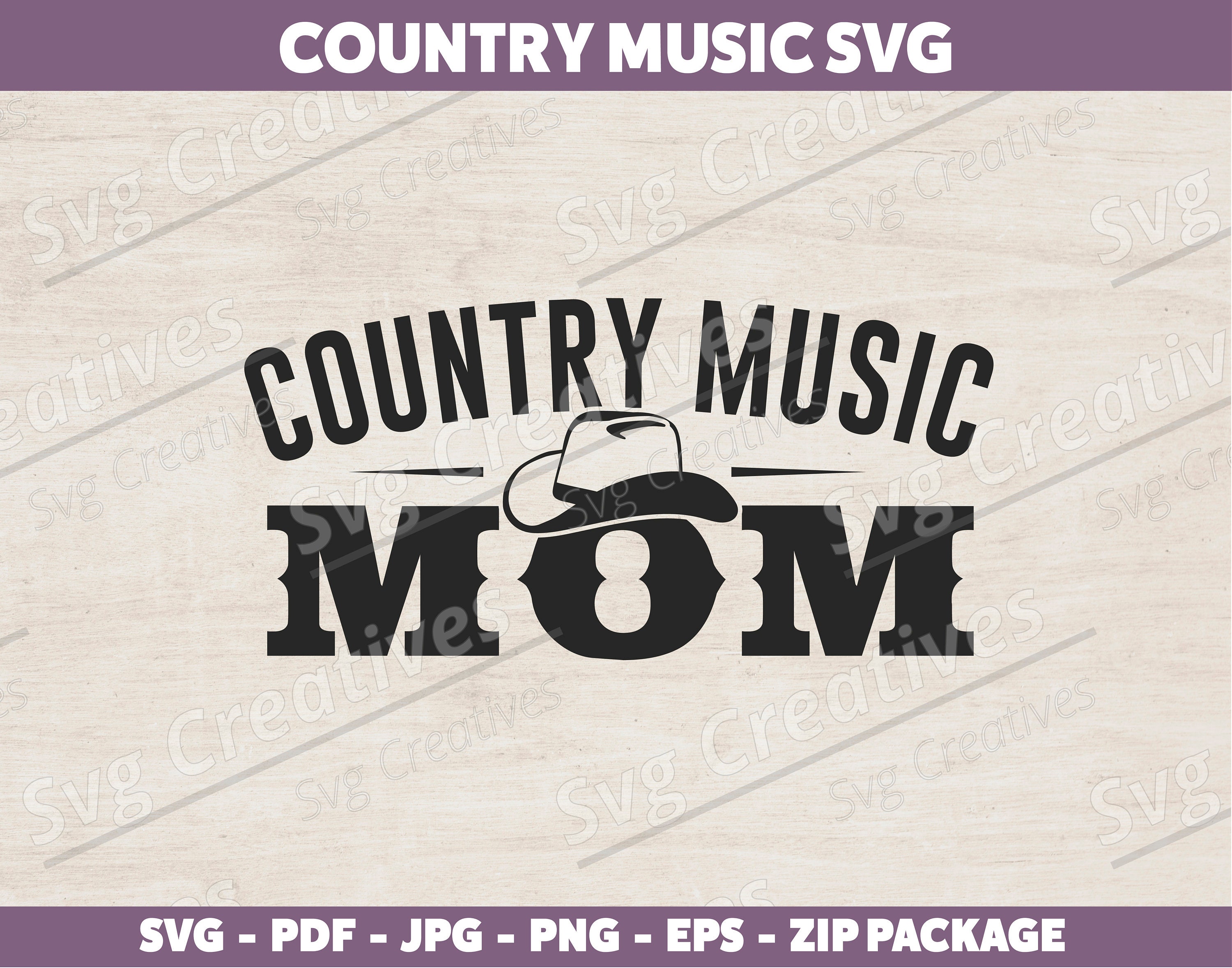 Country Music Mom SVG PNG PDF Png Eps Country Music Svg - Etsy