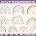 Ultimate Boho Rainbow Bundle SVG PNG PDF, Boho Rainbow Svg, Boho Baby ...