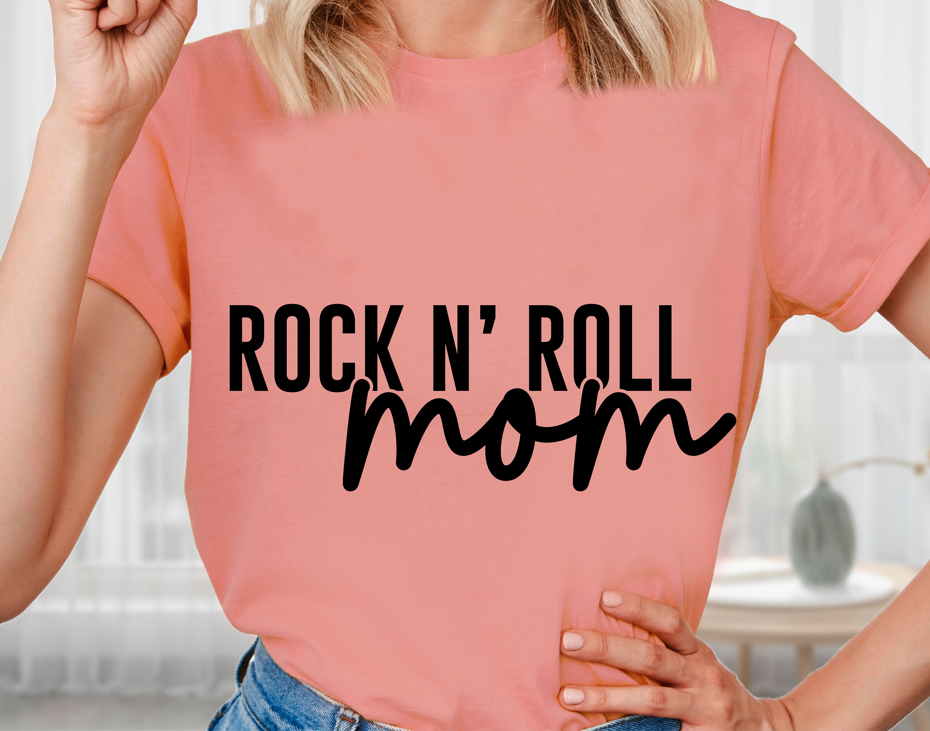 Rock Mom SVG, PNG PDF Eps Jpg, Girl Svg, Cool Mom Svg, Cool Girl Svg ...