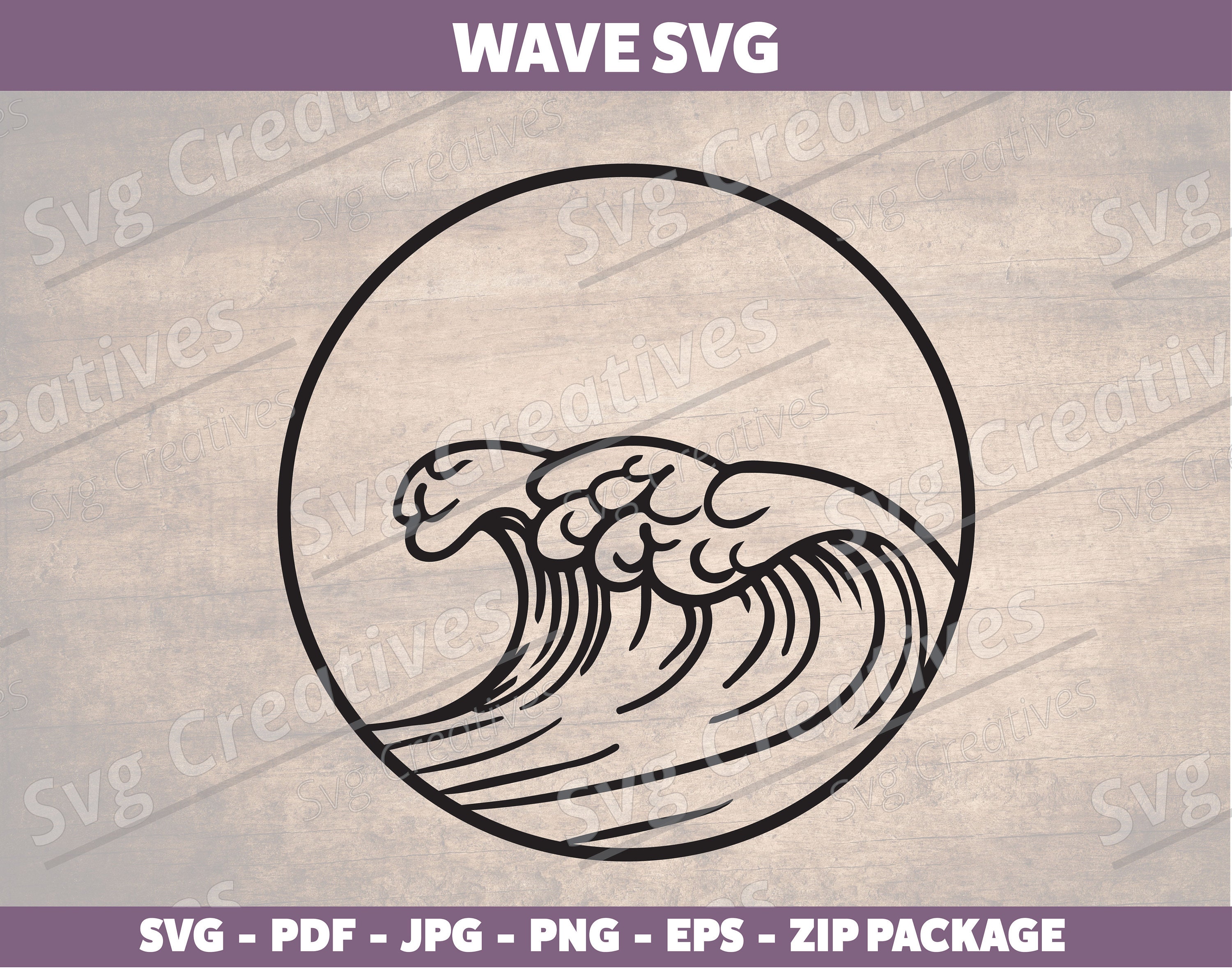 Big Wave SVG PNG PDF Wave Svg Ocean Wave Svg Layered Wave - Etsy
