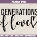 Generations of Love Svg Eps Pdf Png Jpg, Family Reunion Tree Svg ...
