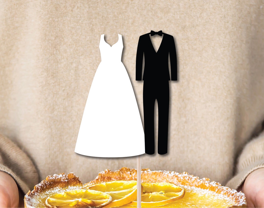 Wedding Dress & Tuxedo Svg Png, Wedding Dress Svg, Wedding Party Svg ...