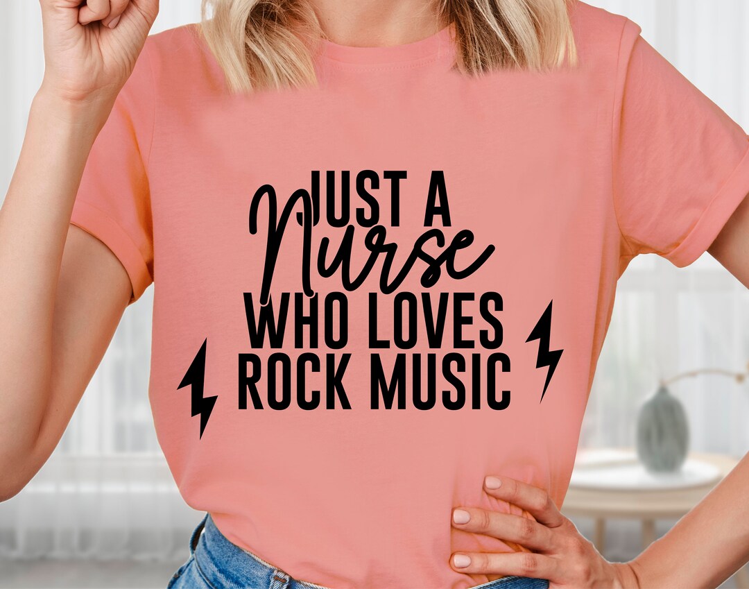 Nurse Rock SVG PNG PDF Eps Jpg Nurse Svg Rock and Roll - Etsy