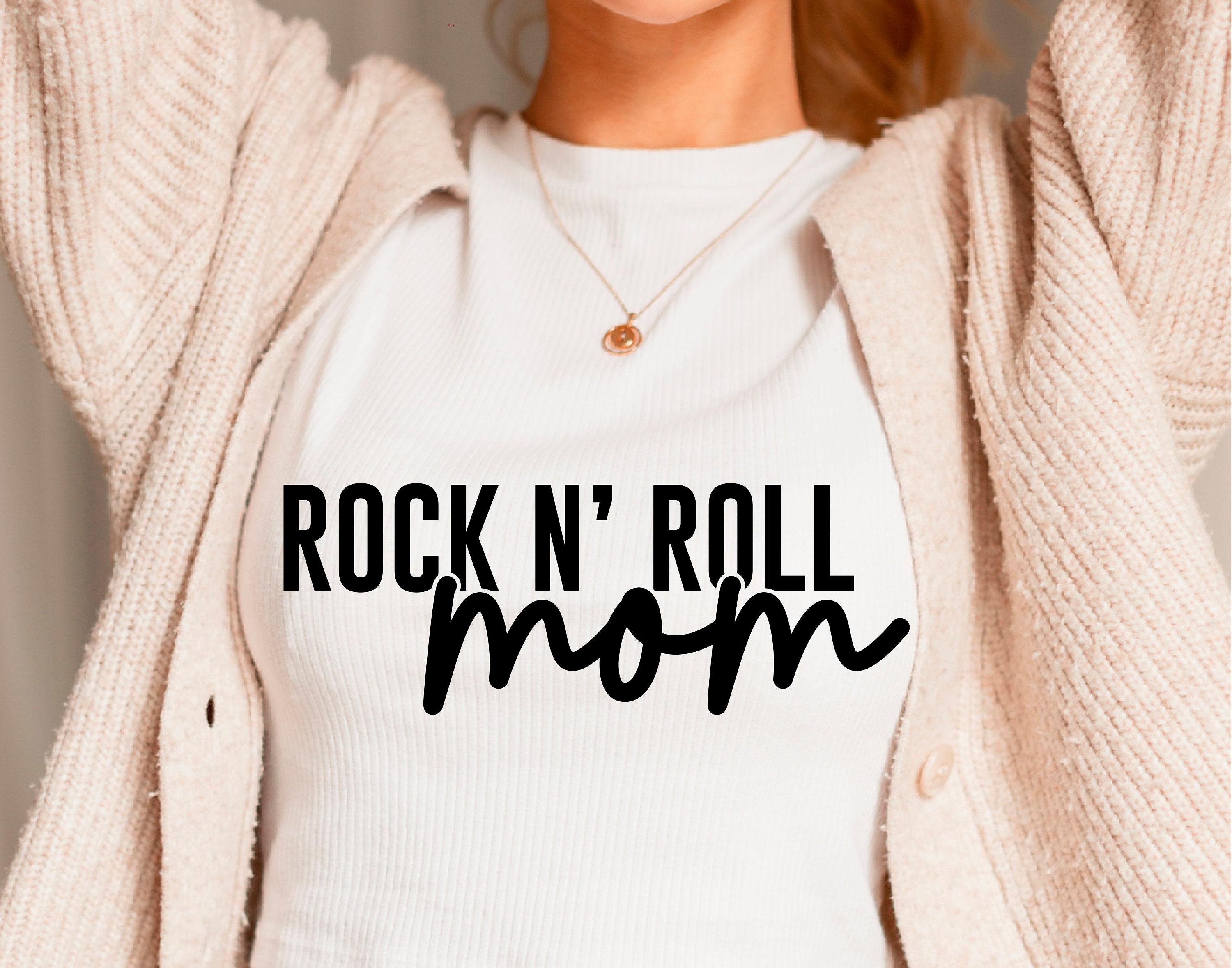Rock Mom SVG PNG PDF Eps Jpg Girl Svg Cool Mom Svg Cool - Etsy