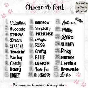 Waffle Pet Tag - Etsy