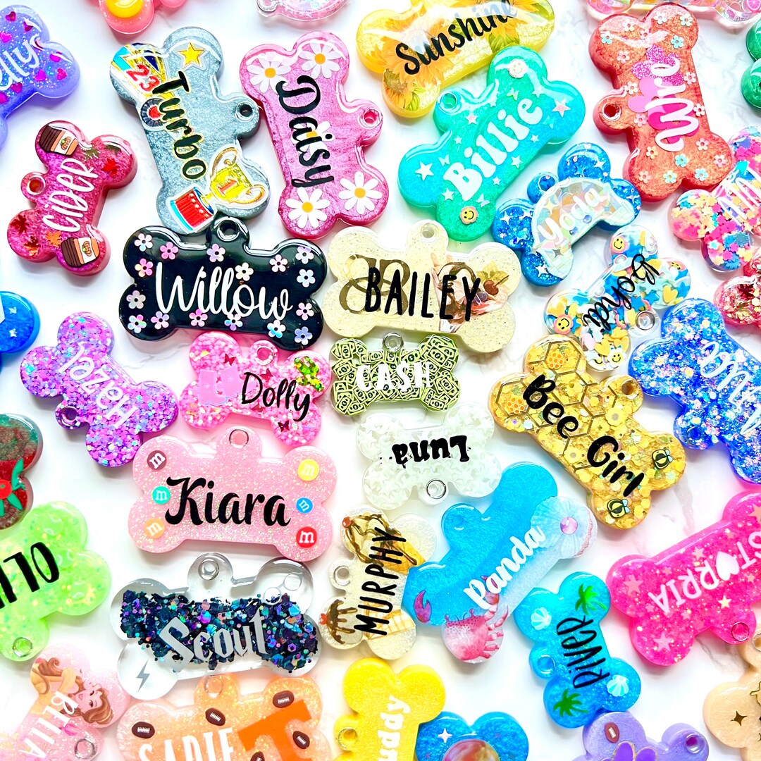 Design Your OWN Custom Pet Tag, Personalized, Custom Dog Tag, Resin Dog ...
