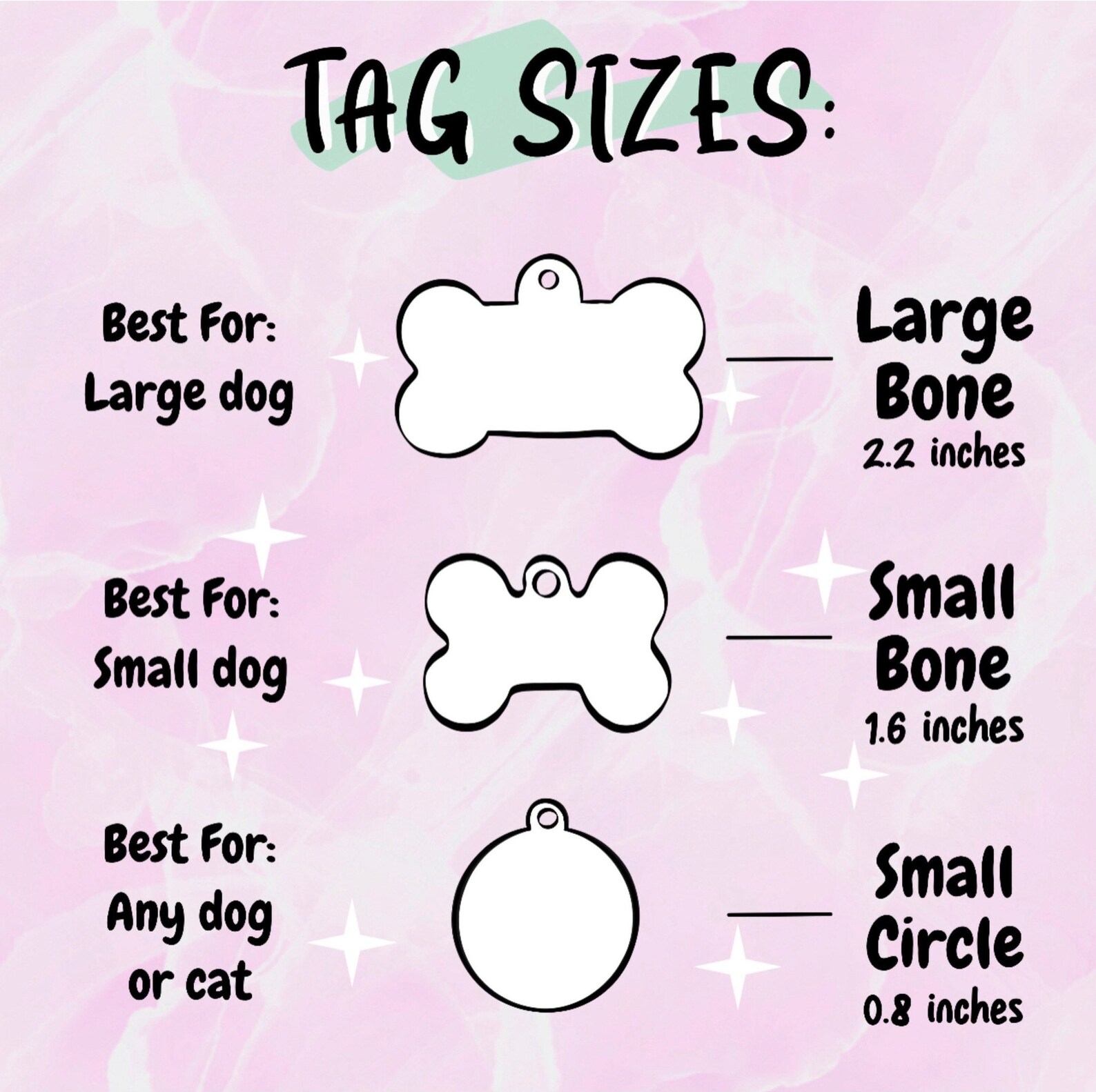Pinky Groove Pet Tag - Etsy