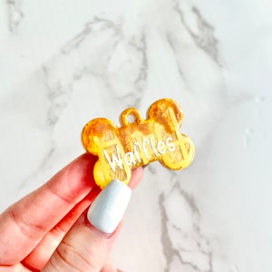 Waffle Pet Tag - Etsy