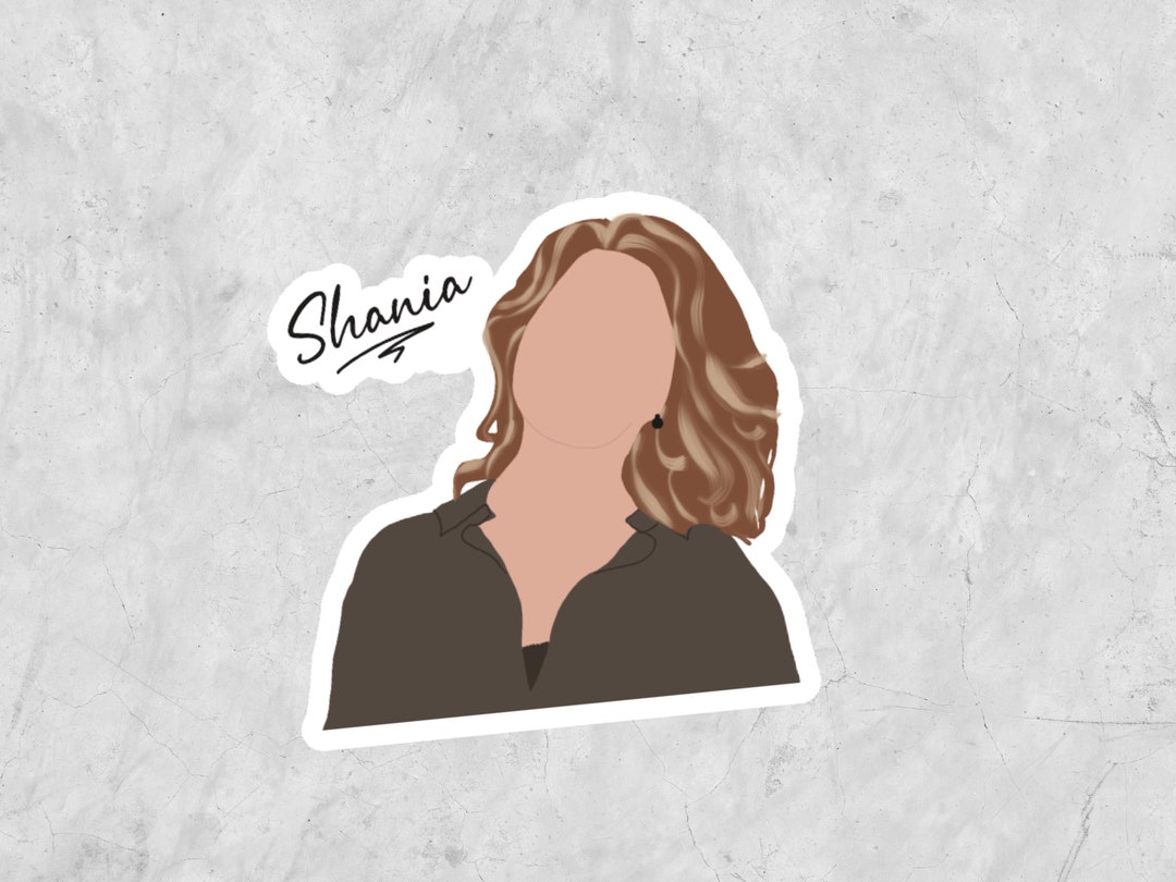 Shania Twain Sticker, Glossy Sticker, Let's Go Girls, Country Music ...