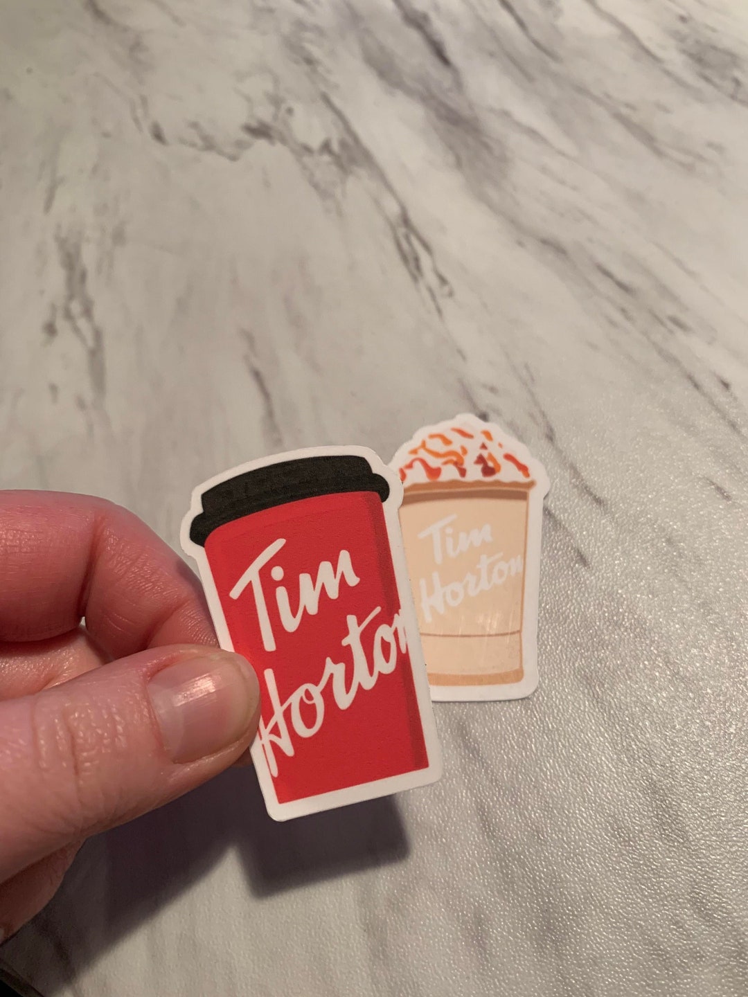 Tim Horton's Vinyl Sticker, Coffee, Ice Capp, Canadian, Permanent Vinyl ...