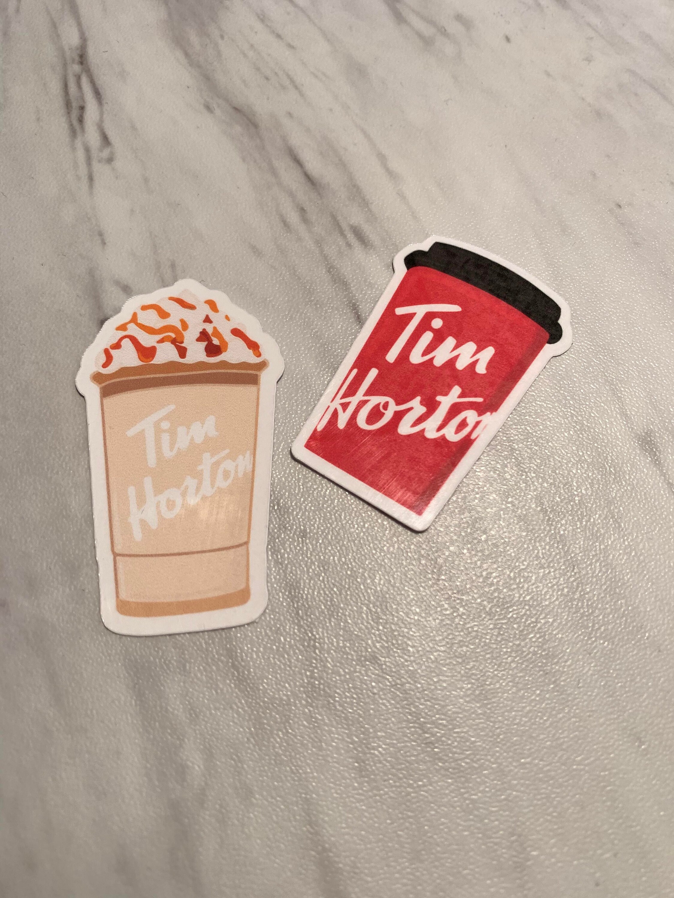 Tim Horton's Vinyl Sticker, Coffee, Ice Capp, Canadian, Permanent Vinyl ...