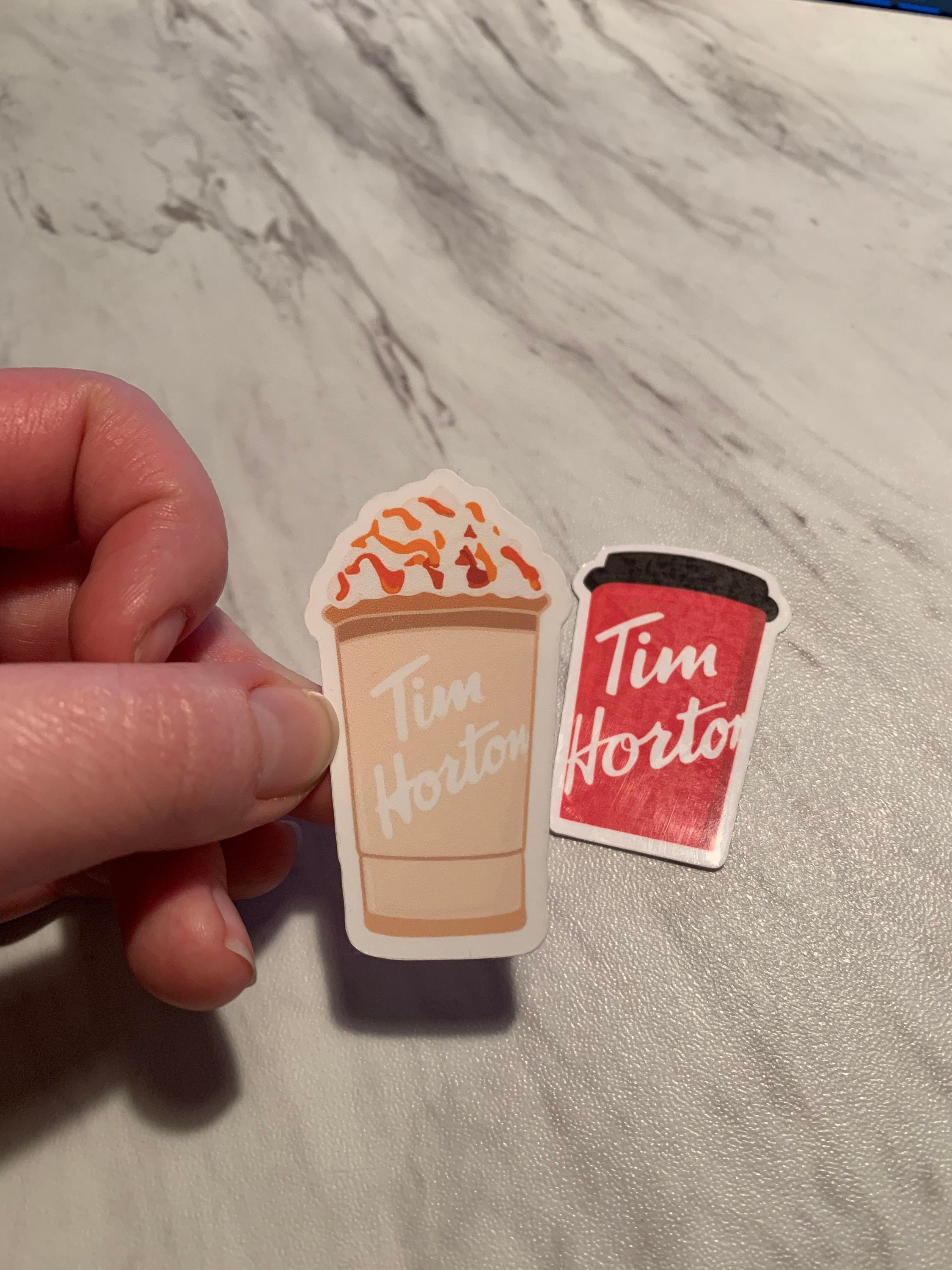 Tim Horton's Vinyl Sticker, Coffee, Ice Capp, Canadian, Permanent Vinyl ...