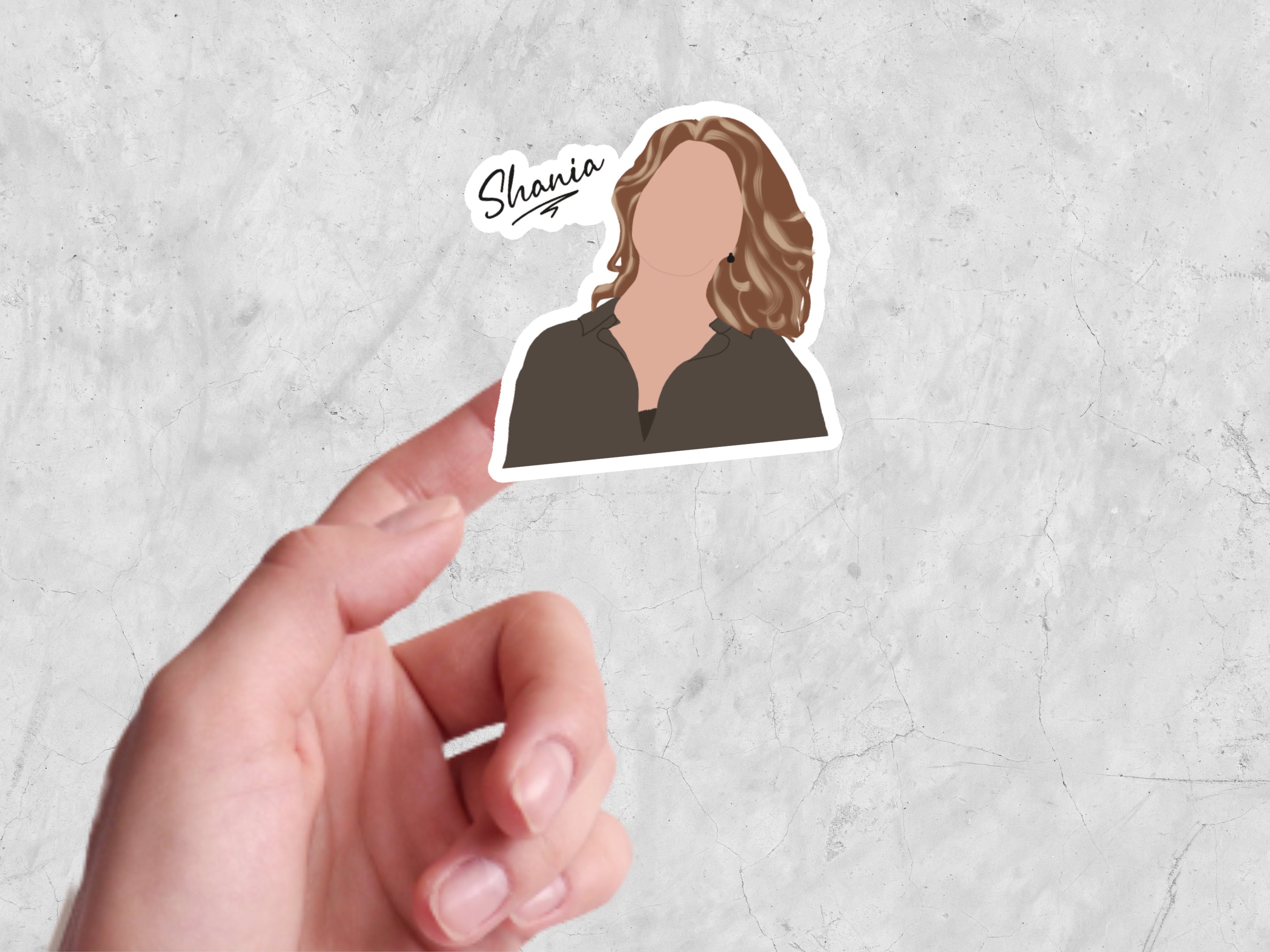 Shania Twain Sticker, Glossy Sticker, Let's Go Girls, Country Music ...