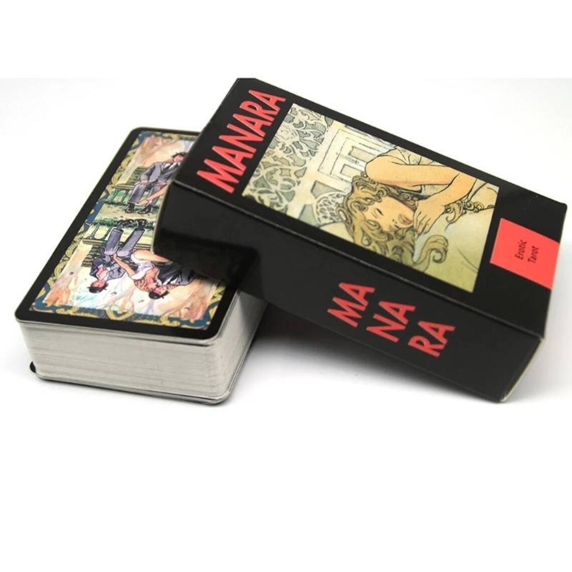 Manara Erotic Tarot Card Deck 78 Cards Divination English Etsy