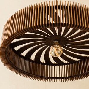 Wood Pendant Light,wooden Chandelier Lighting, Wood Ceiling Light ...