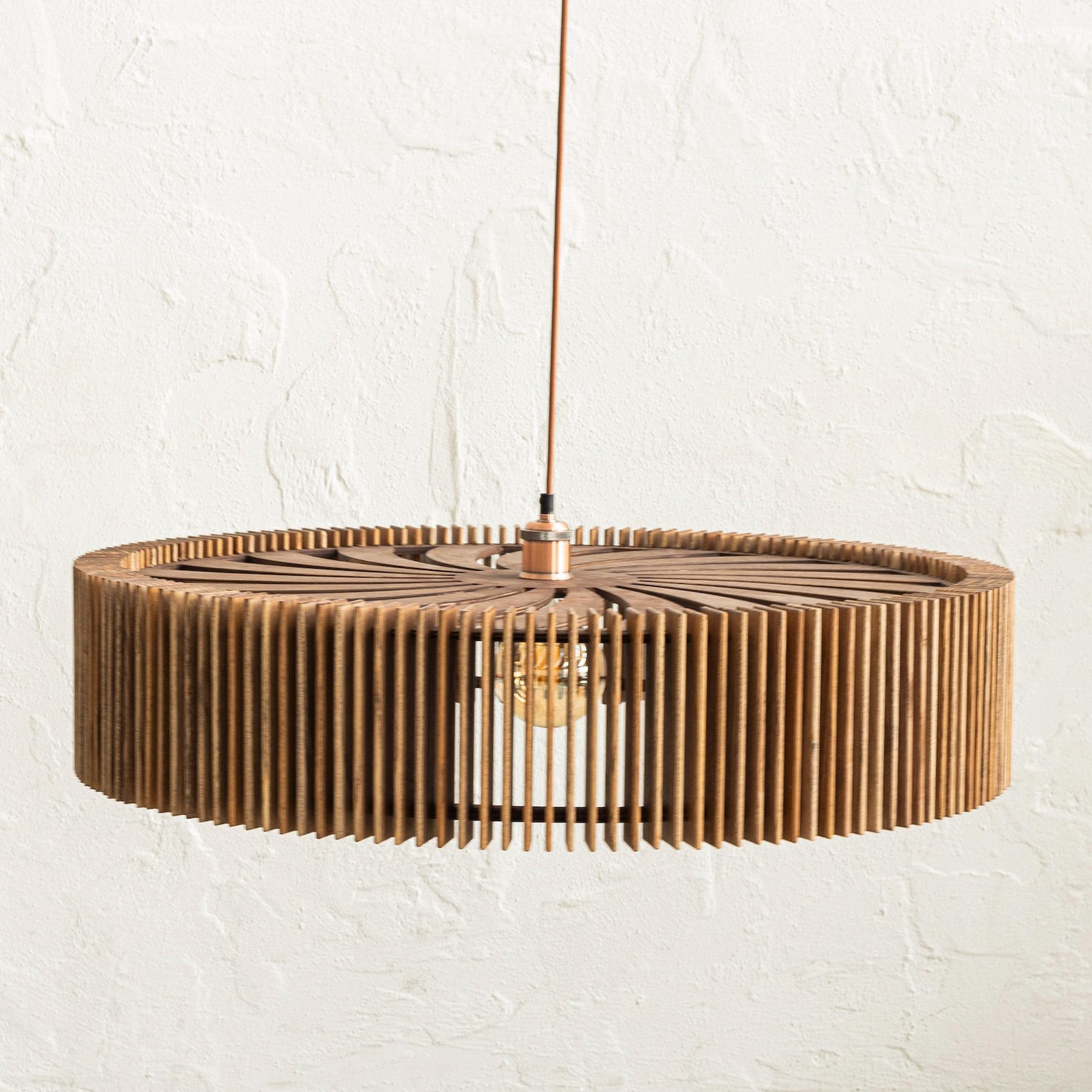 Wood Pendant Light,wooden Chandelier Lighting, Wood Ceiling Light ...