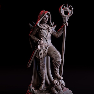 Human Hexblade Sorlock, Warlock, Sorcerer | 28mm,32mm,54mm,75mm,100mm ...