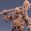 Ogre With Mace 28mm & 32mm Scale 73mm Tall Dungeons and Dragons ...