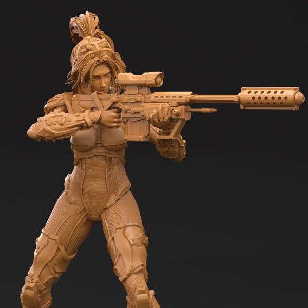 Female Sniper Miniatures - Etsy