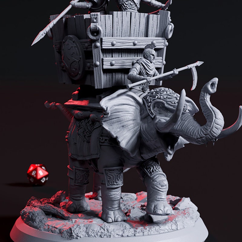 War Elephant - Etsy