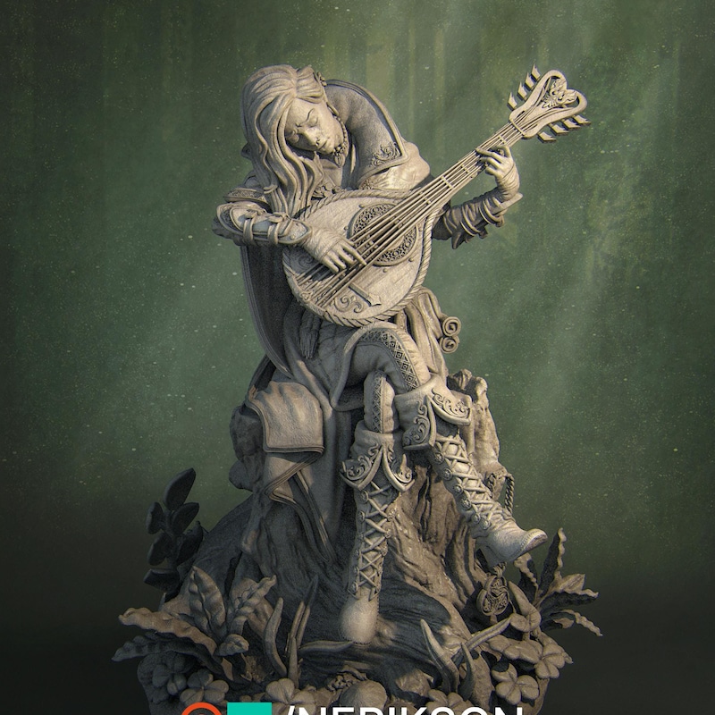 Wood Elf Miniature Stl - Etsy