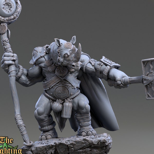 Goblin Chieftain Dnd Miniatures Dungeons and Dragons 28mm, 32mm, 75mm ...