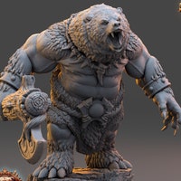D&D Minotaur / Bison / Moose / Elk Warrior | RPG Model | Menotaurs by ...