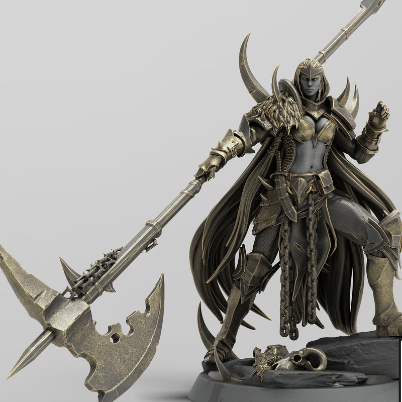 Female Human Knight Mini - Etsy