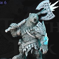 D&D Minotaur / Bison / Moose / Elk Warrior | RPG Model | Menotaurs by ...