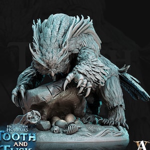 Owlbear Dnd 5e Monstrosity Miniature | 3 Poses Large, Huge, Gargantuan ...