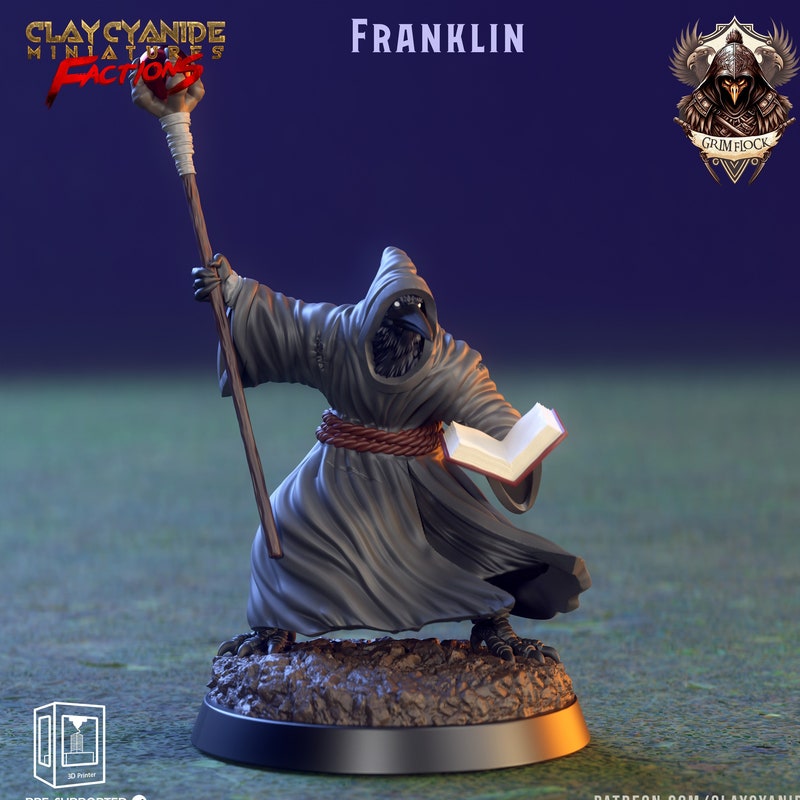 Kenku Sorcerer Miniature - Etsy