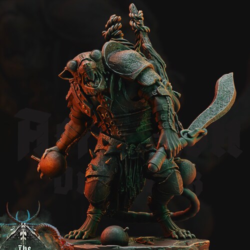 Wererat Crossbow Expert Resin Miniature Dungeons and - Etsy