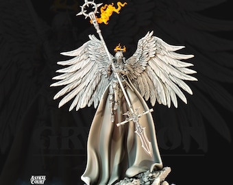 Female Celestial Deva Aasimar Angel Solar 28mm 32mm 75mm - Etsy