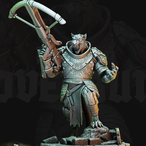 Wererat Crossbow Expert Resin Miniature Dungeons and - Etsy