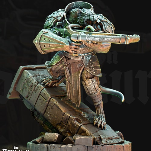 Wererat Crossbow Expert Resin Miniature Dungeons and - Etsy