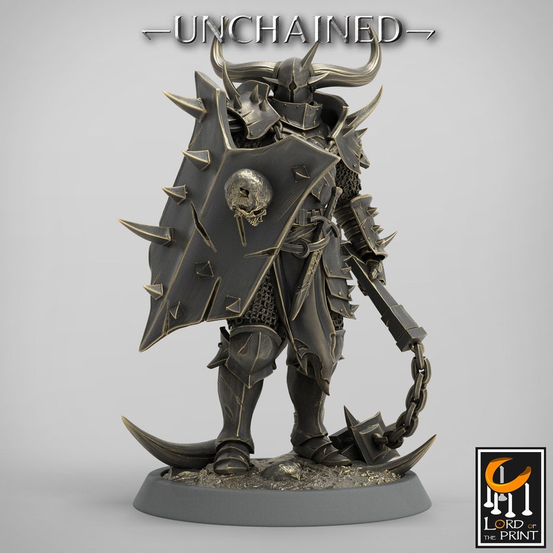 Human Fighter With Flail - Etsy