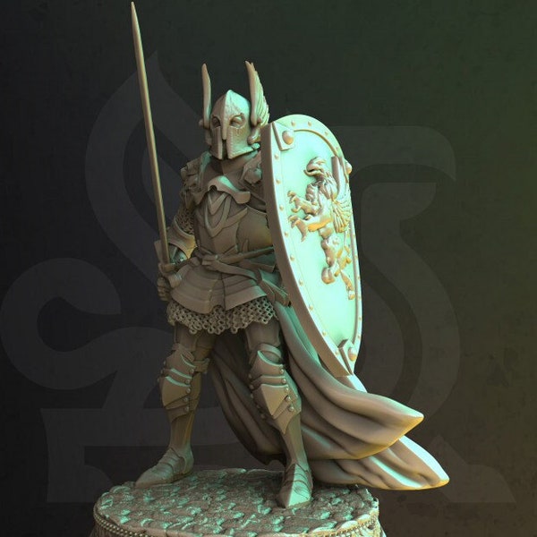 Dnd Paladin Dragon Figure - Etsy