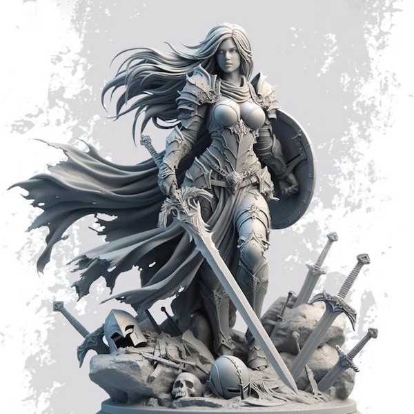 Miniature Paladins Female - Etsy