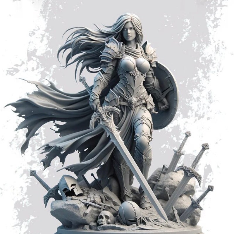 Miniature Paladins Female - Etsy