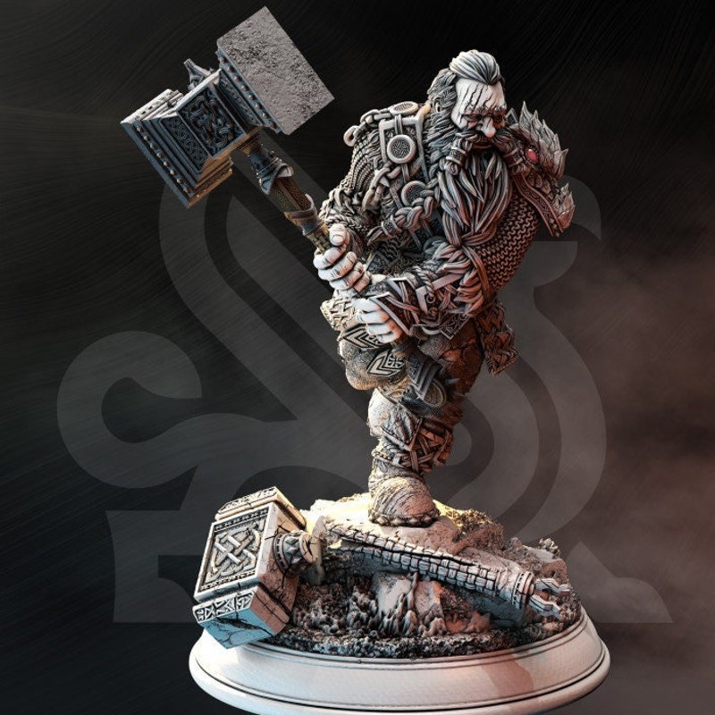 Painted Mini Female Dwarf - Etsy