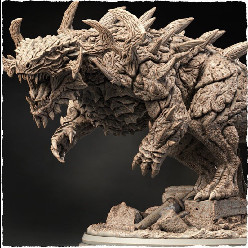Tarrasque Dragon Dnd Miniature - Etsy