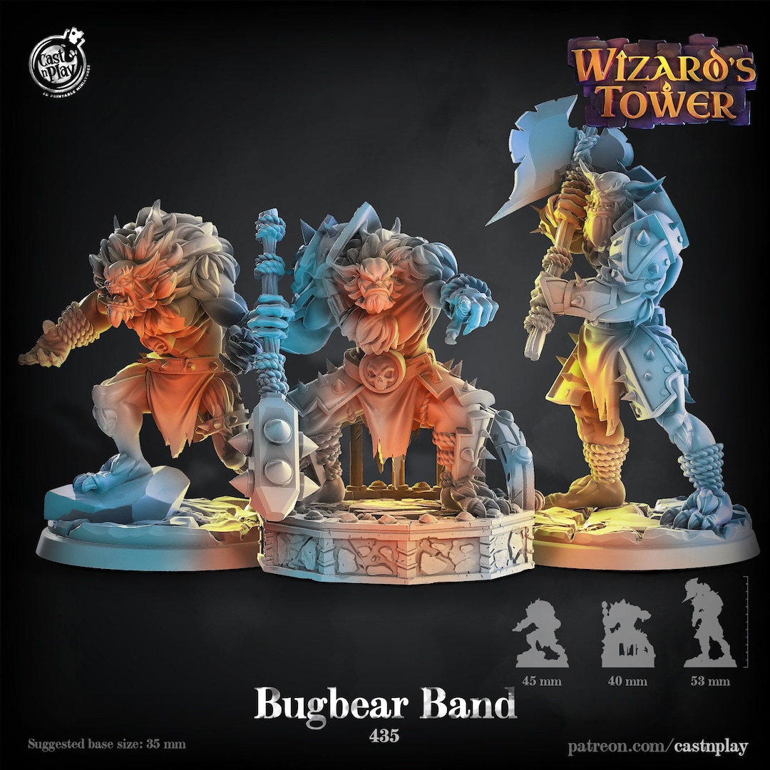 Bugbear Dnd 5e Humanoid Monsters Miniatures | Dungeons and Dragons ...