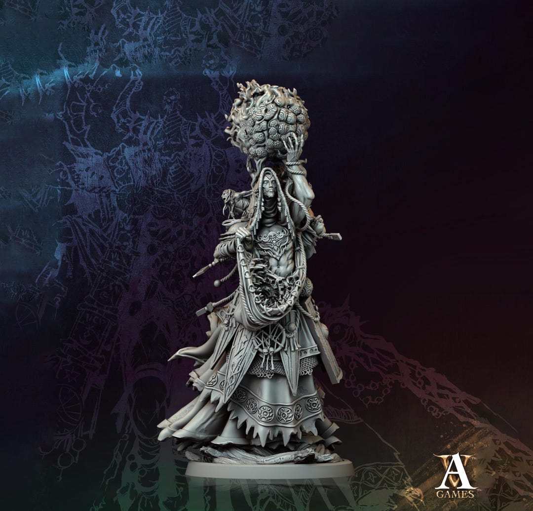 Fiendish Witch, Undead Banshee, Demon Fiend | Unpainted Miniature 5 ...