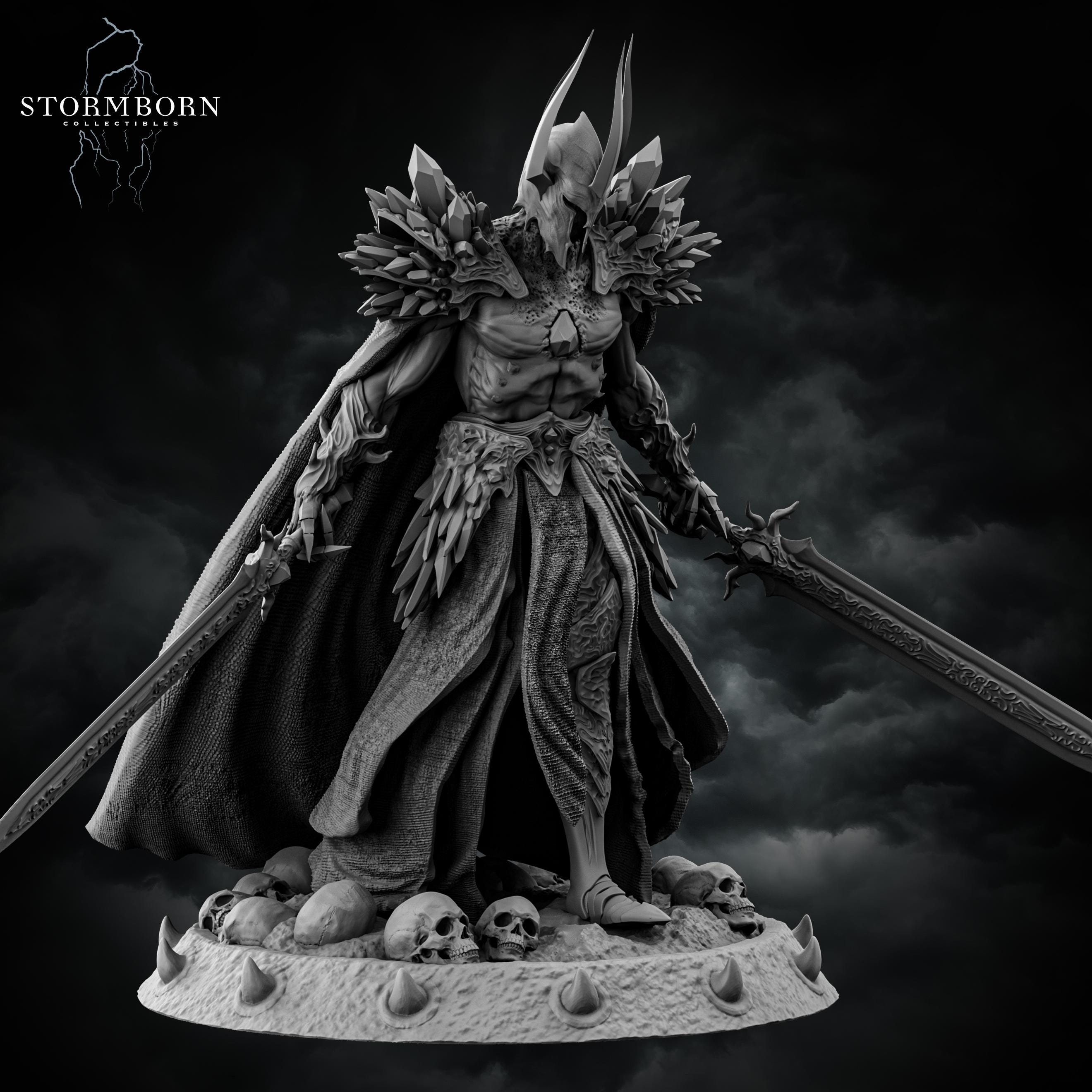 Death Knight Oathbreaker Paladin Two Swords 28mm 32mm 54mm 75mm 100mm ...