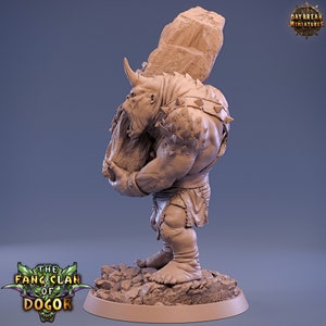 Oger, Troll Unpainted Mini | 28mm & 32mm Scale 75mm,100mm Tall ...